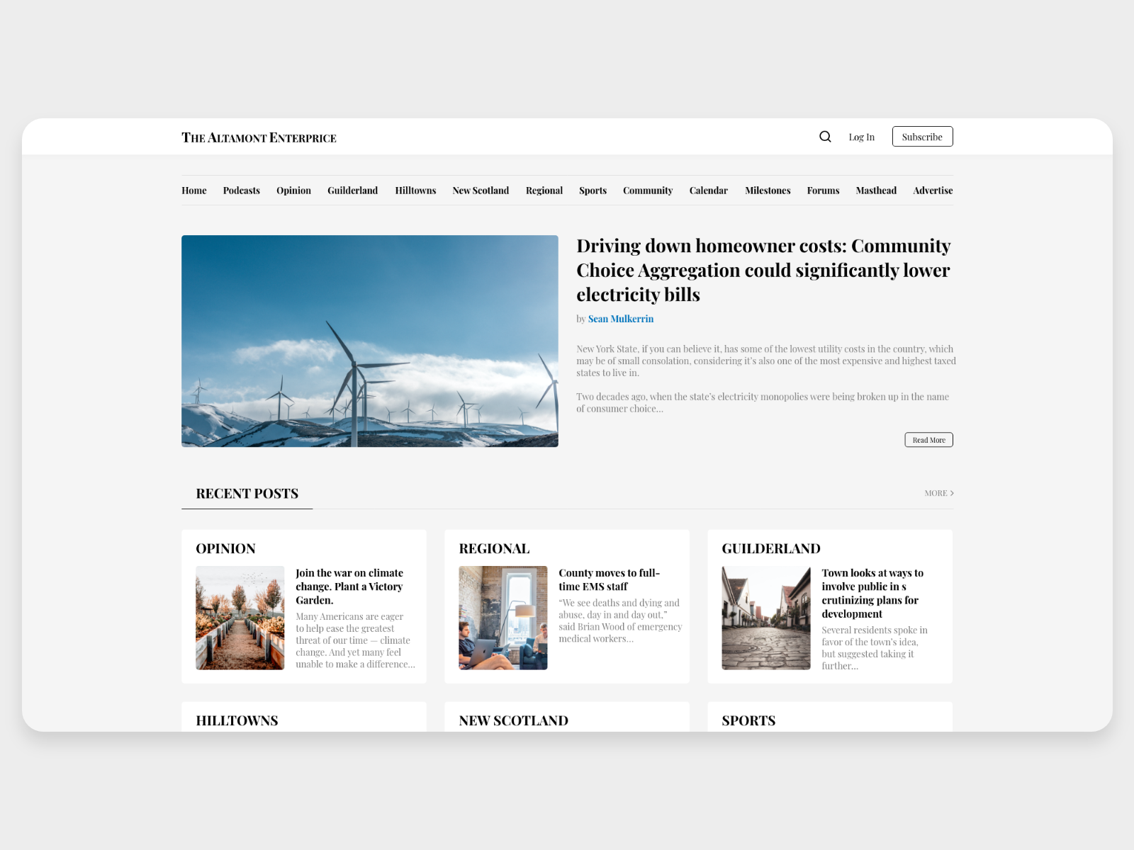 News Website Design by Amil Asokan on Dribbble