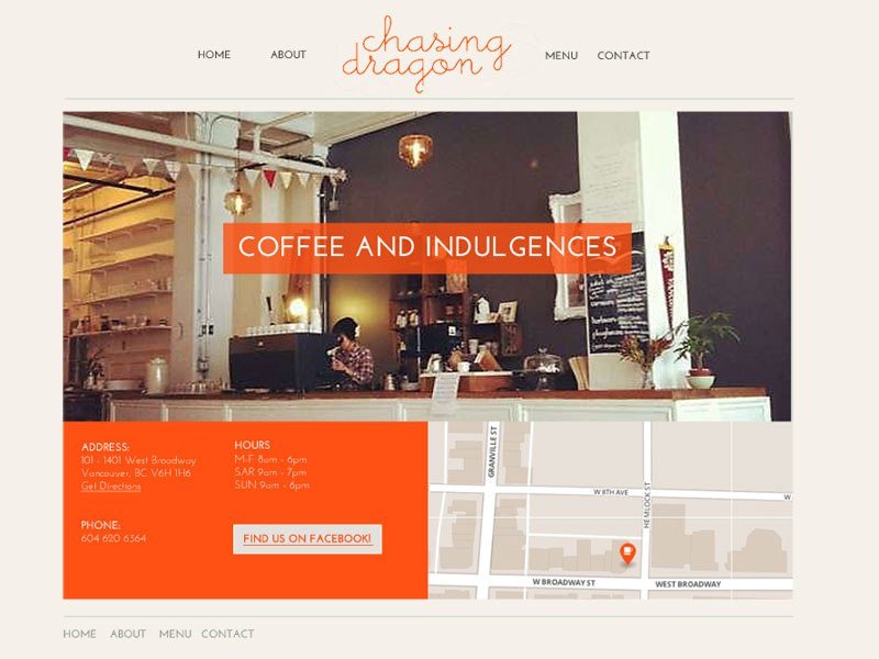 Chasing Dragon Website Design by Melanie Karlik on Dribbble