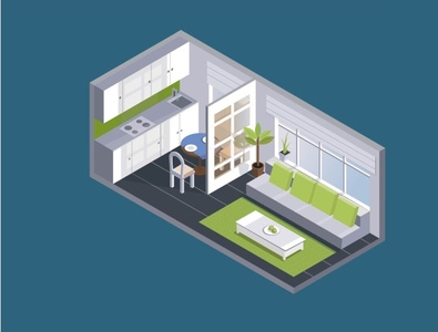 Isometry Interior by Natasha Muzalevskaya on Dribbble