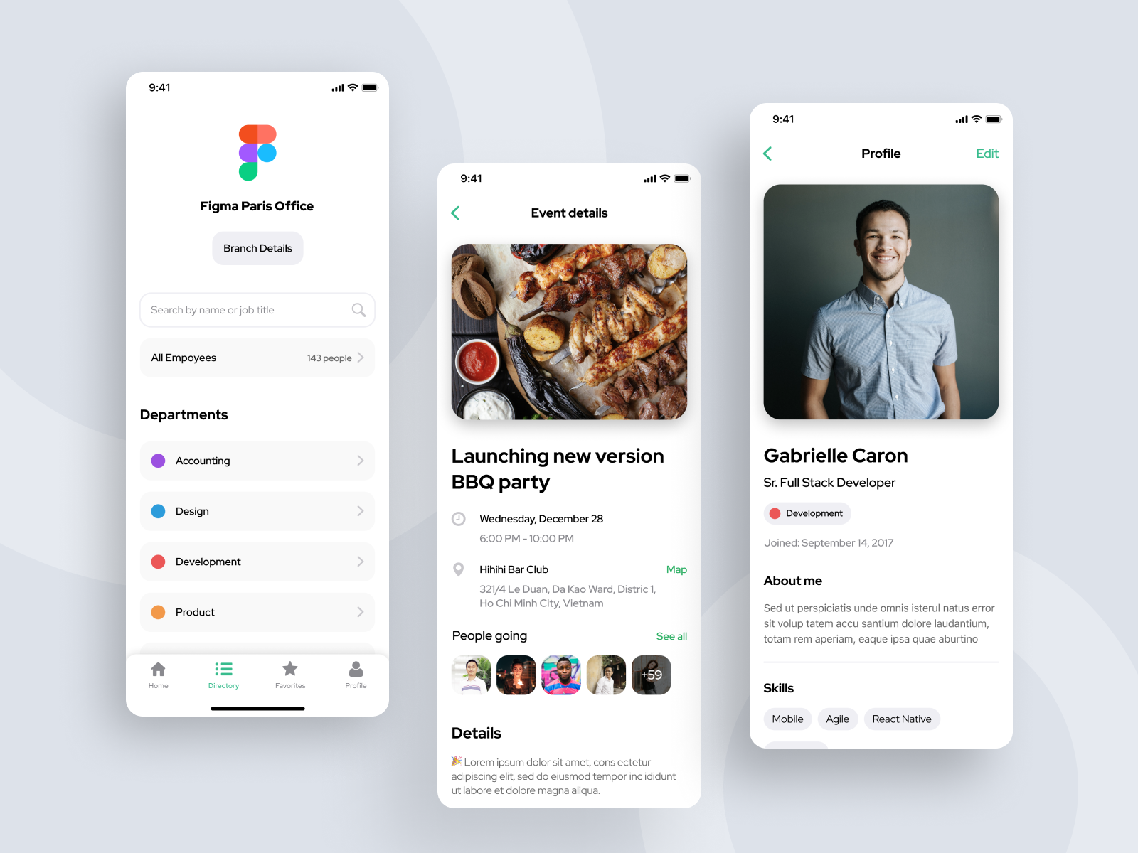 Colleagues App by Hichi on Dribbble