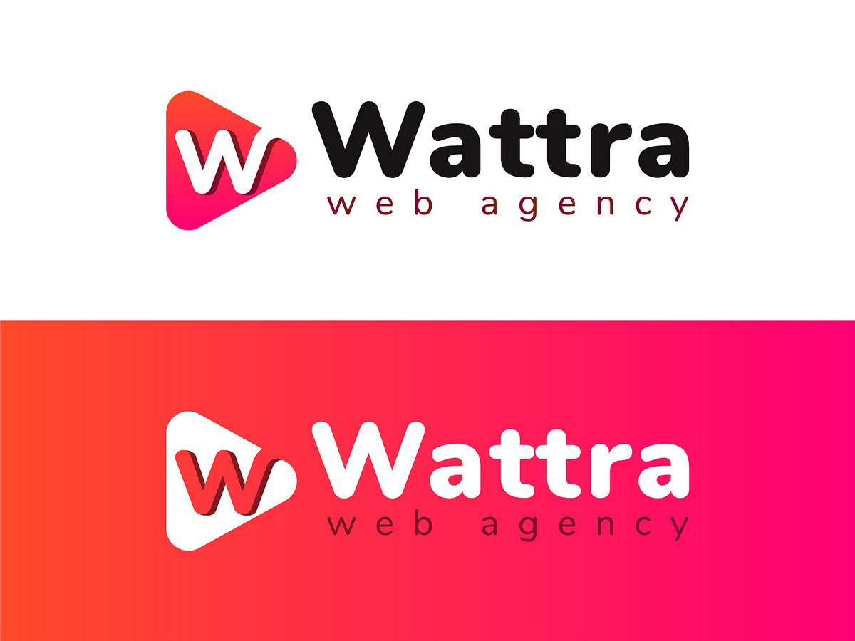 Logo Wattra by Bogdana on Dribbble
