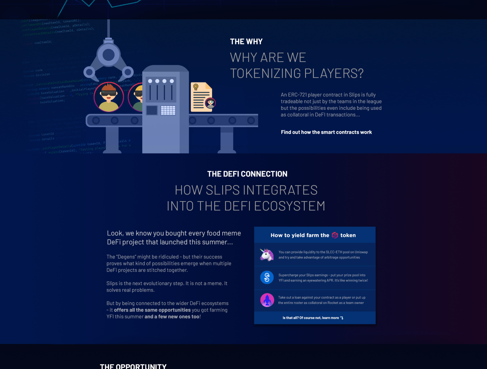 Slips Token Explain Page Homepage (2) by Husain Fazel on Dribbble