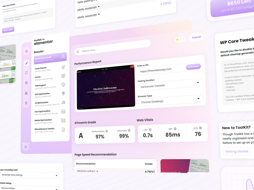 Elementor Dashboard By Jaka Permadi For Maccario Lab On Dribbble