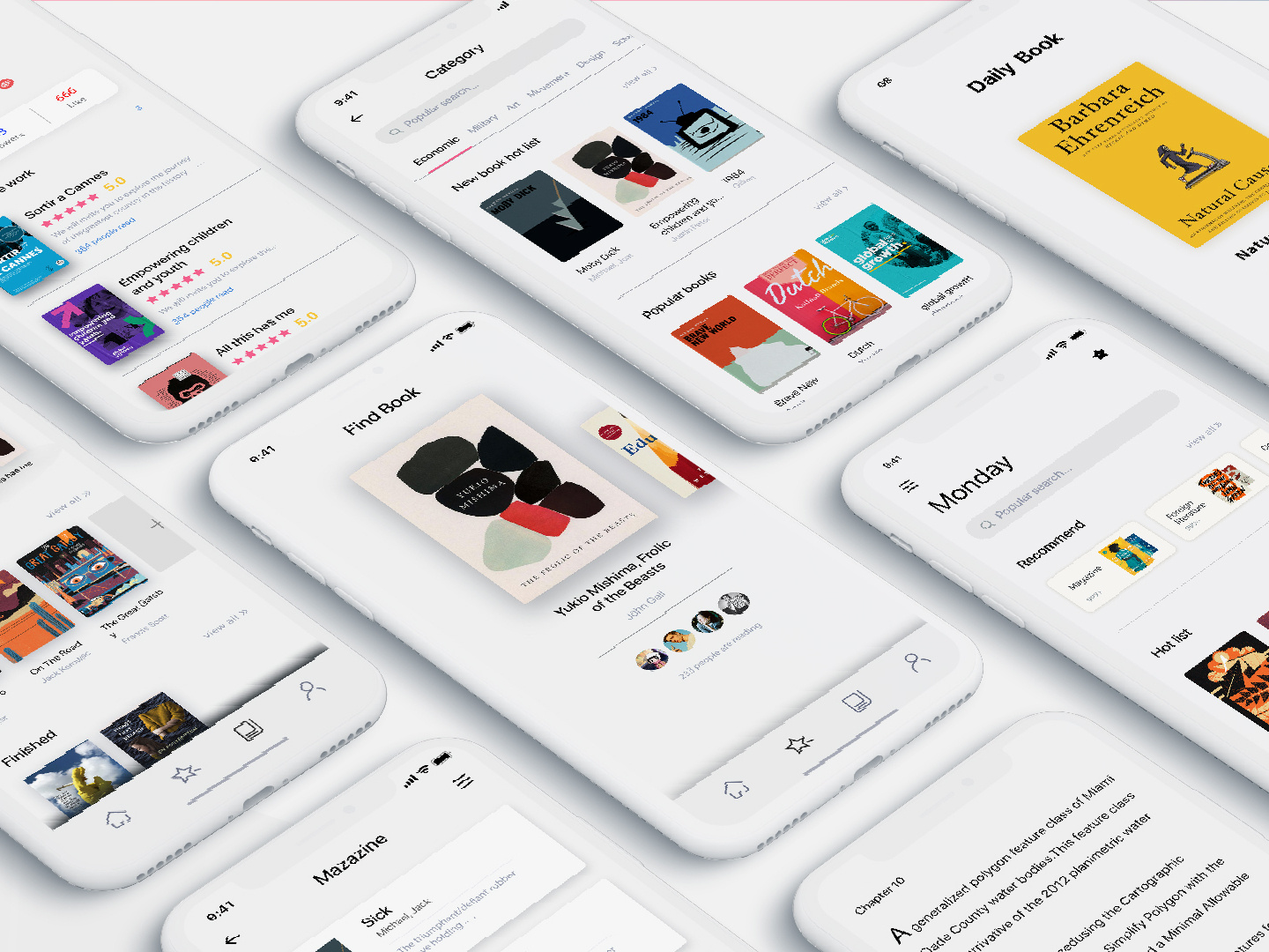 Daliy book app design by Littleeo on Dribbble
