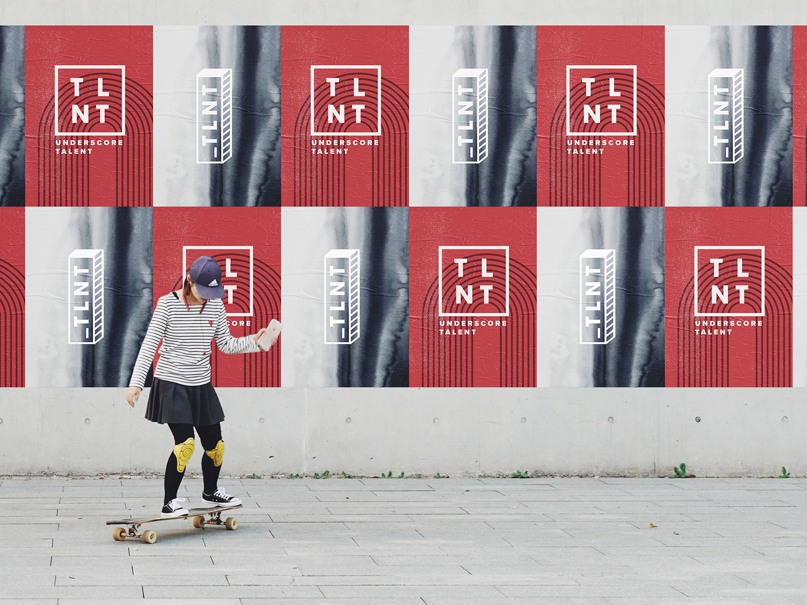 Underscore Talent Branding By Silvana Perolini On Dribbble