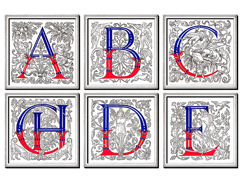 Capitular Letters by Martín Sesto on Dribbble