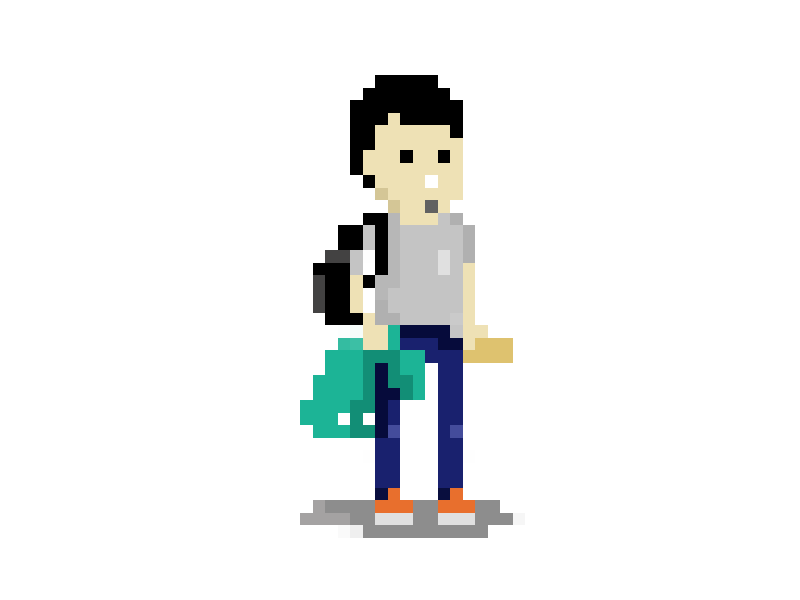 My Pixel Character by Rohman Adi Prasetio on Dribbble