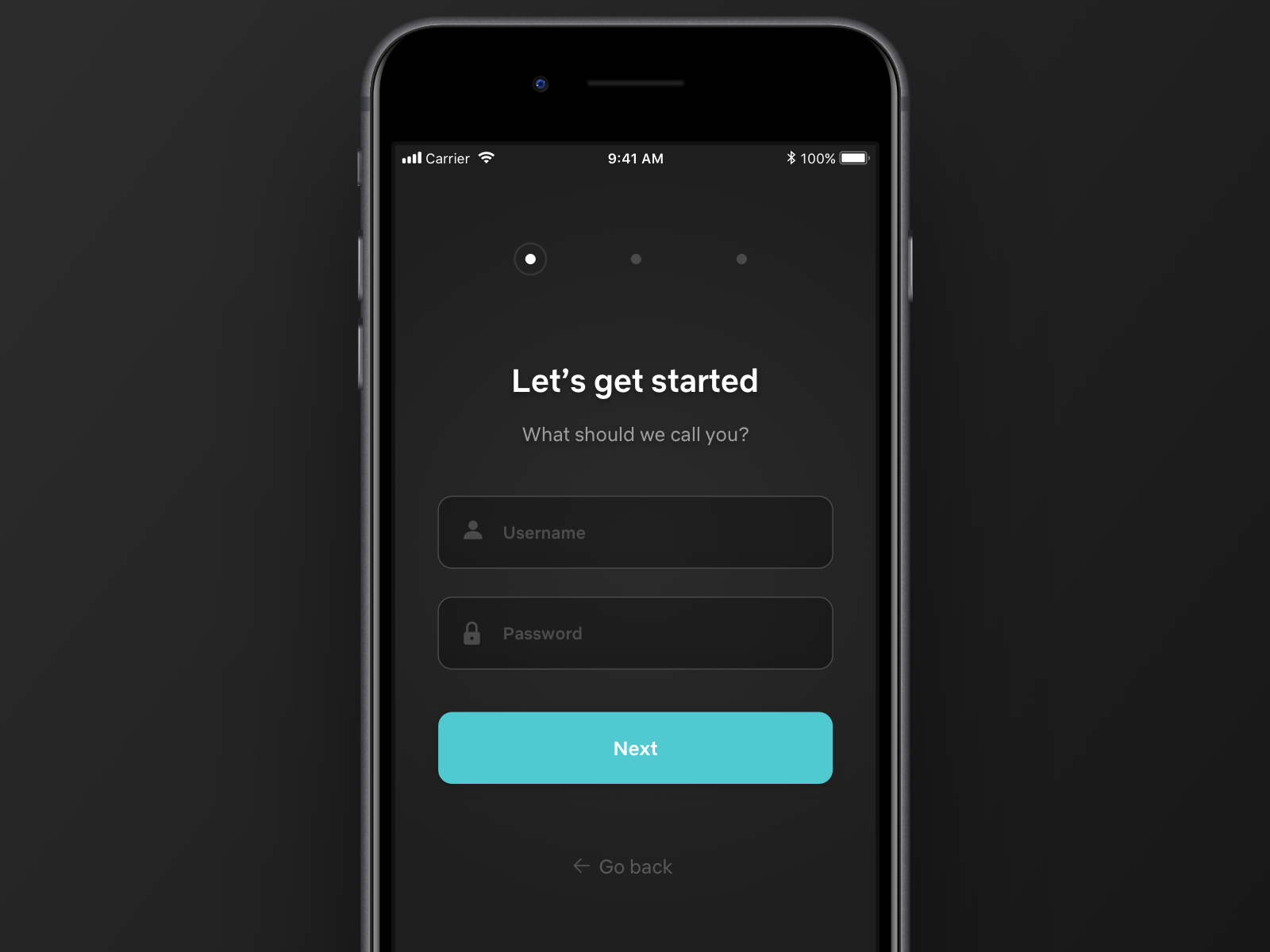 Mobile Sign Up Screen by Steve on Dribbble