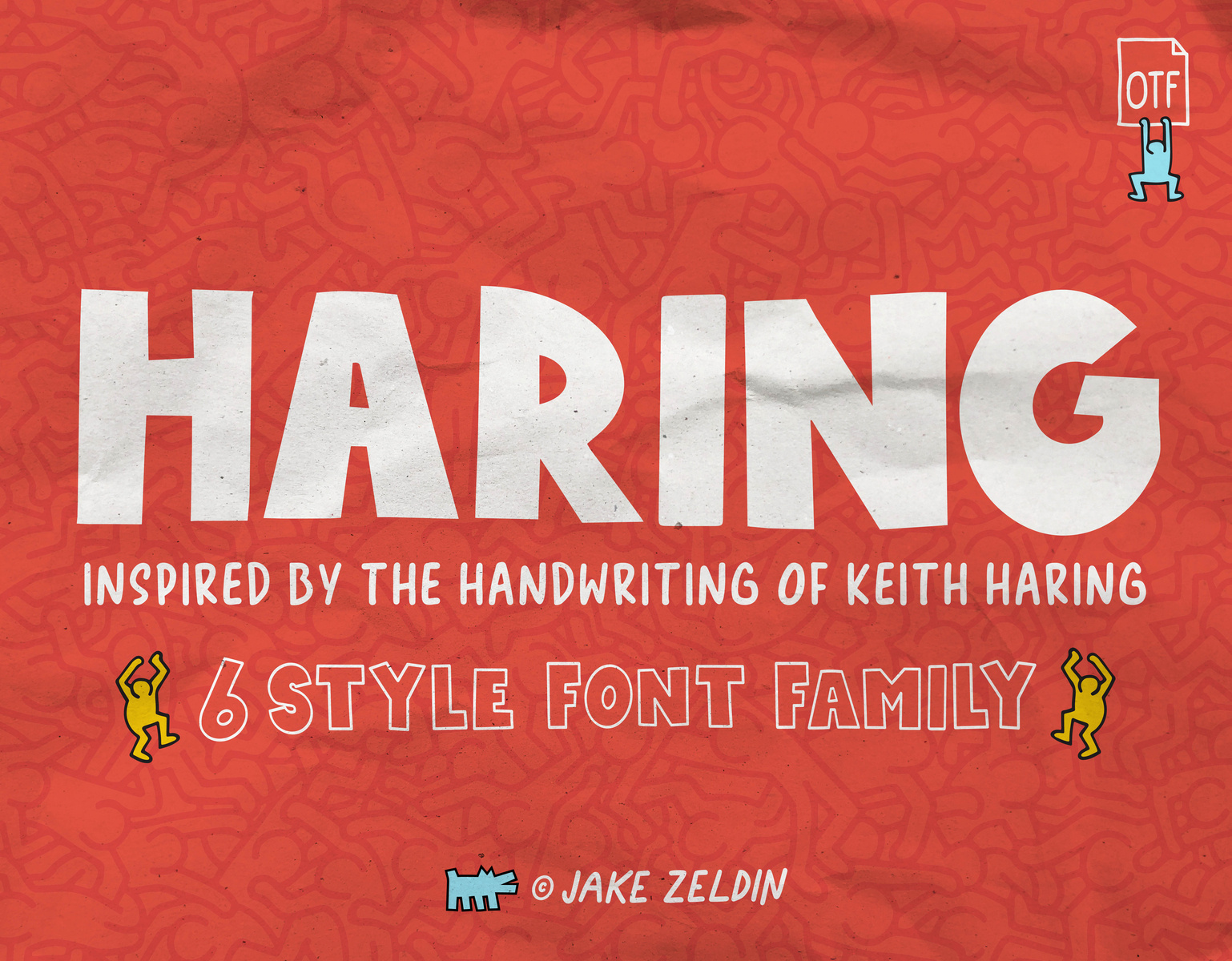 Haring Font Family by Jake Zeldin on Dribbble