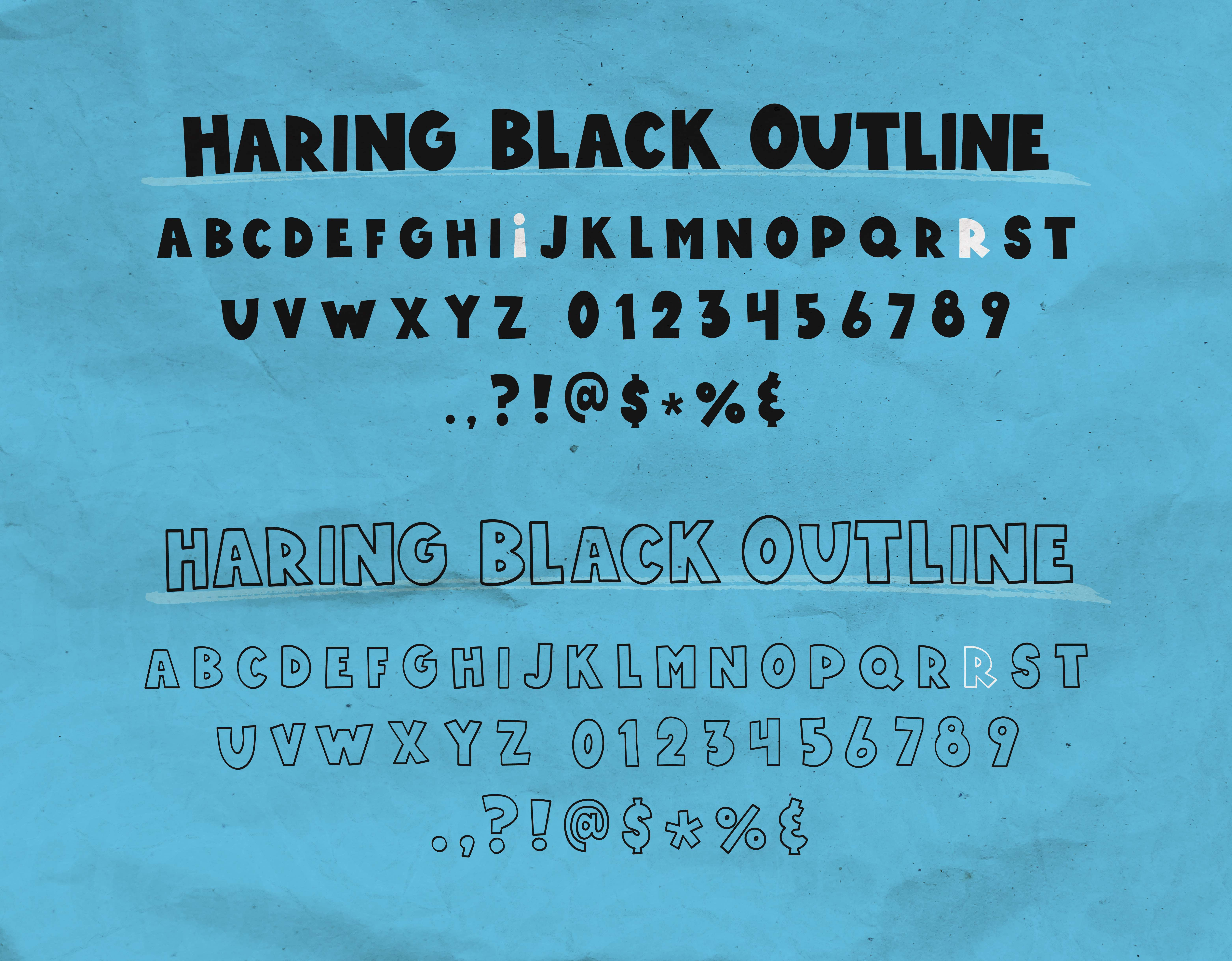 Haring Font Family by Jake Zeldin on Dribbble