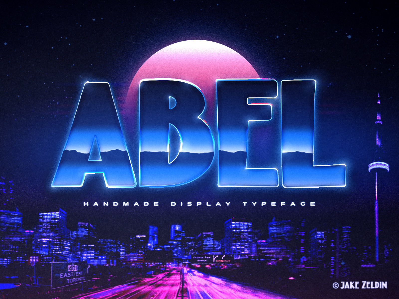 Abel - Handmade Display Typeface by Jake Zeldin on Dribbble