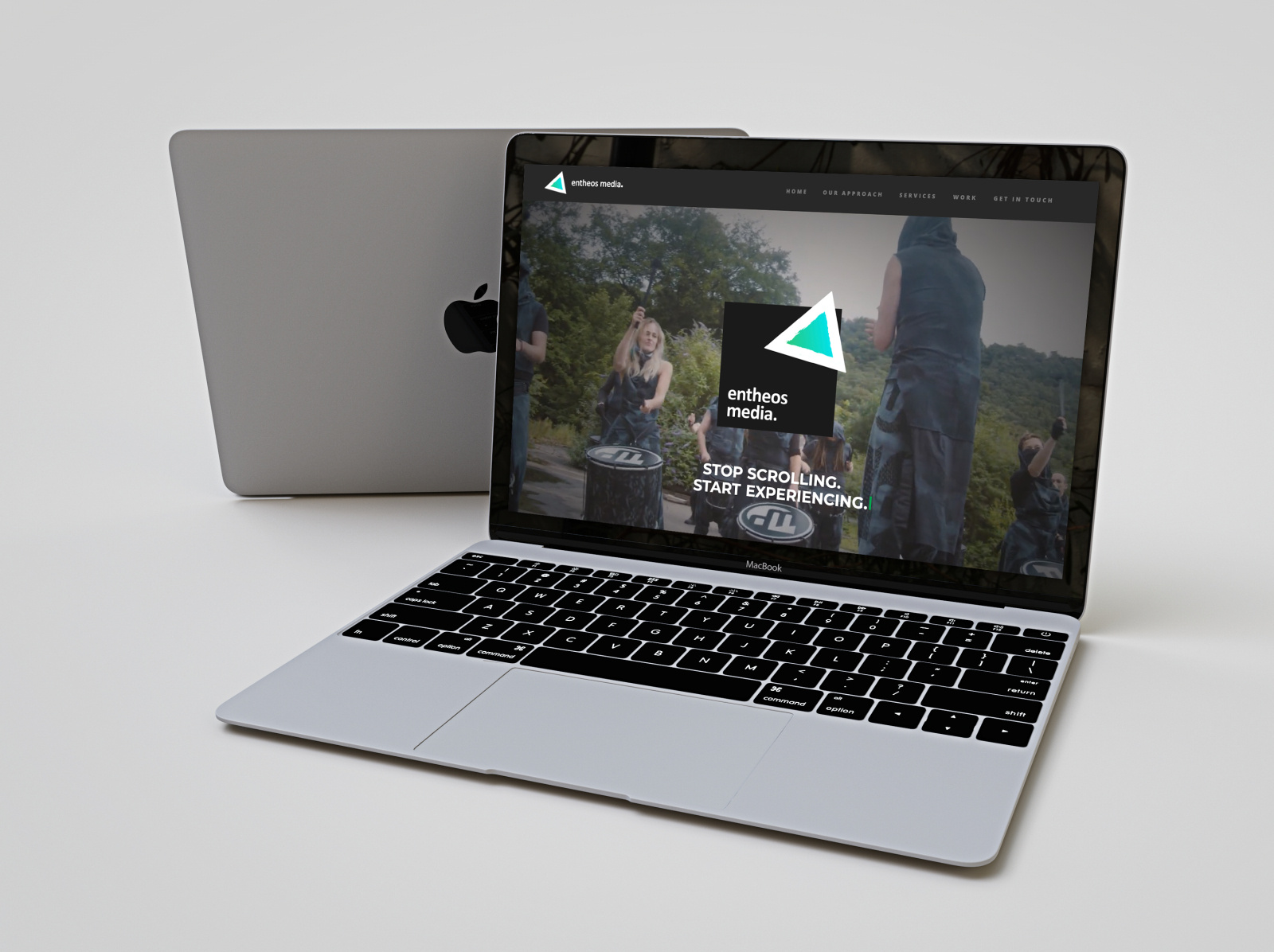 Entheos Media rebrand and website by Amity Gleaves on Dribbble