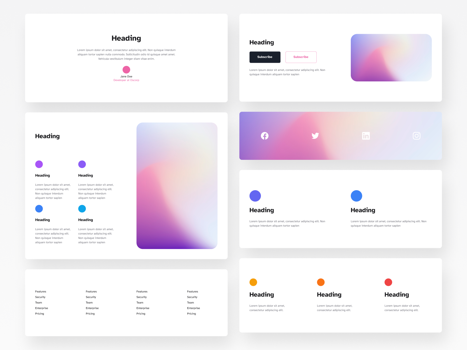 How to design website sections in Figma by Roy Quilor on Dribbble