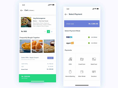 Cart UI by Rupendesign on Dribbble