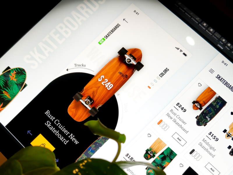 Skateboard App Concept! by Rupendesign on Dribbble