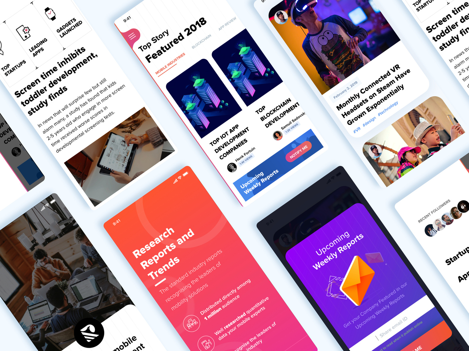 Tech Blog App Concept by Rupendesign on Dribbble