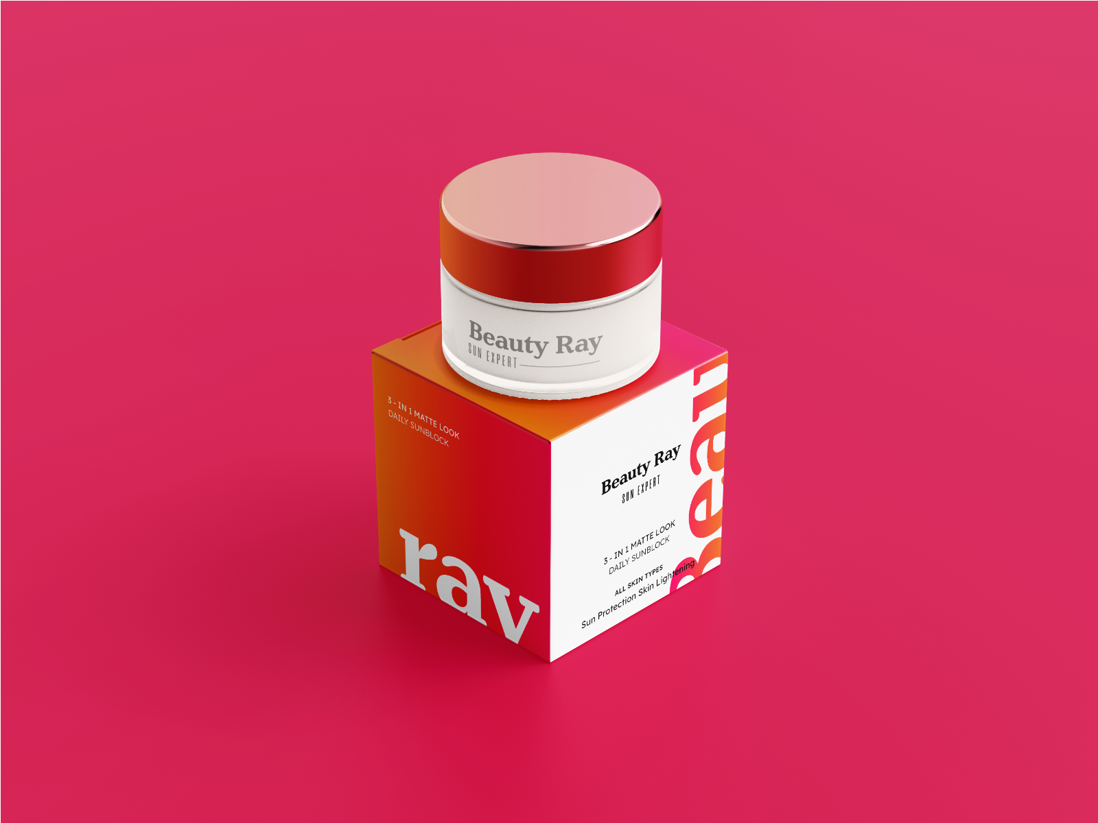 Beauty Ray - Sunscreen Rebrand and Packaging by Karthik on Dribbble