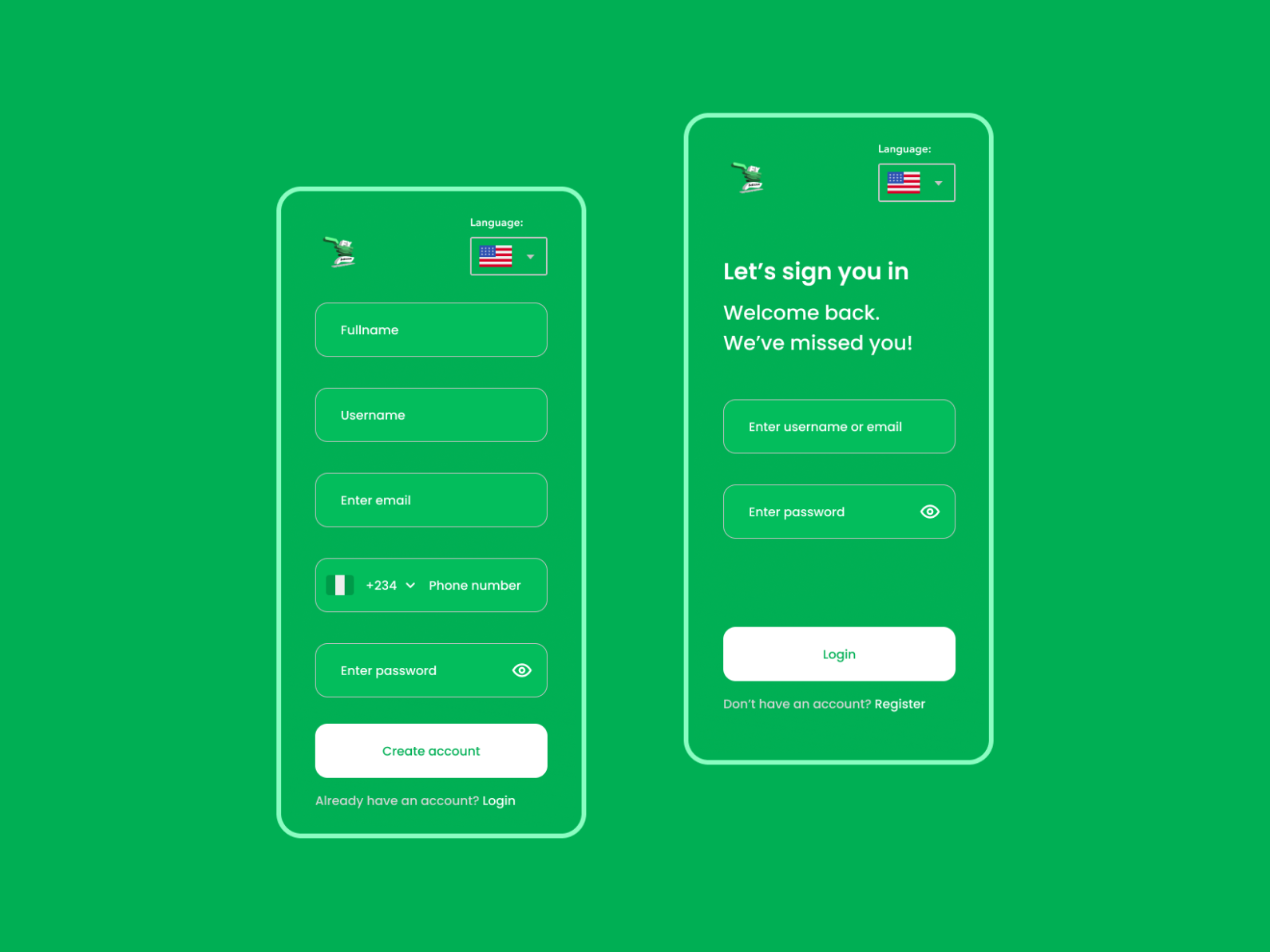 Ecommerce Login by Solaru Olusegun on Dribbble