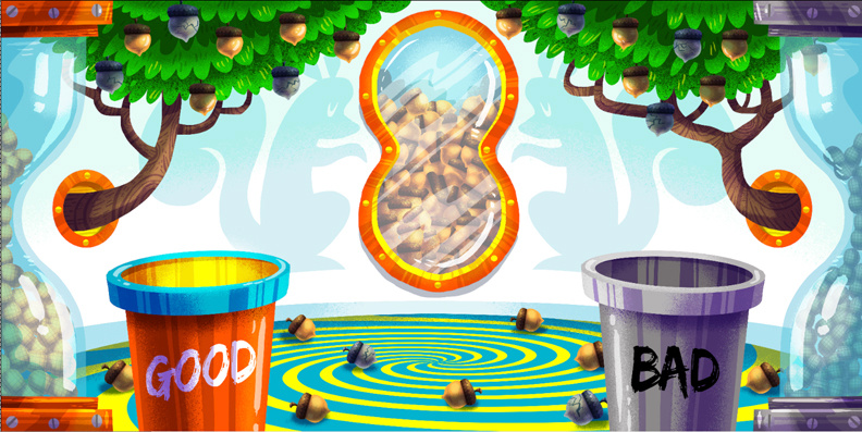 Charlie & The Chocolate Factory (nut room) by Luke Flowers on Dribbble