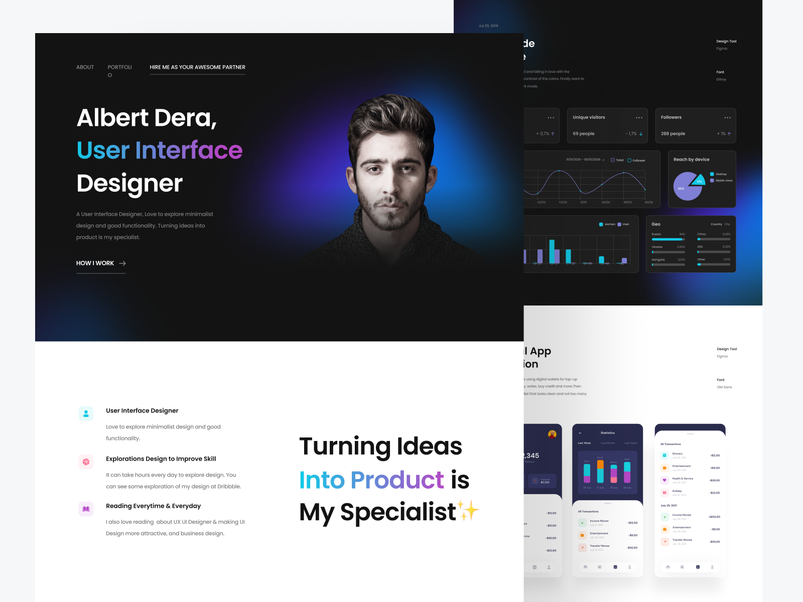 Pertoo - Personal Portfolio Website by Safitri Irma for Pickolab Studio ...