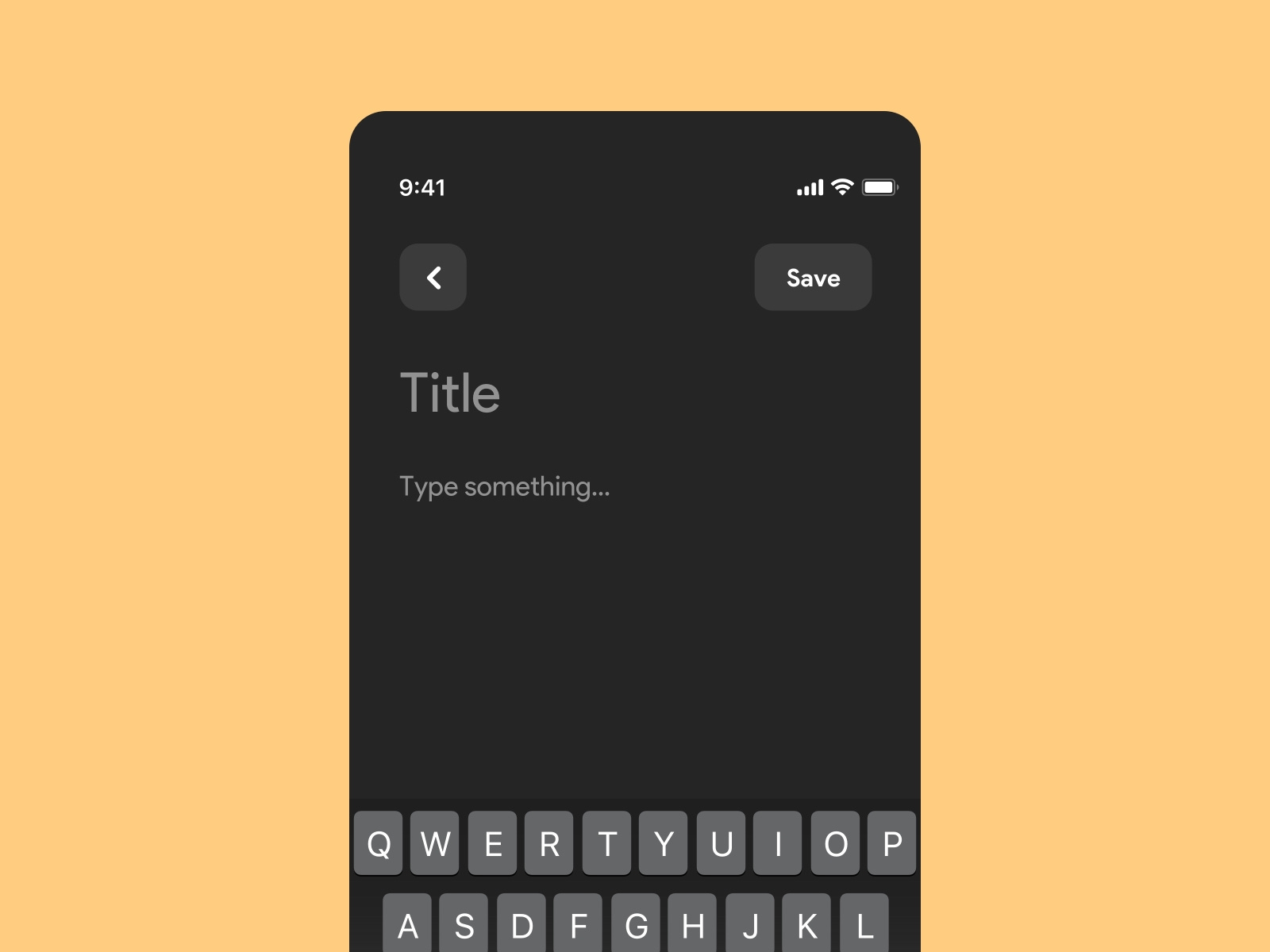 A simple and lightweight note app by Amal on Dribbble