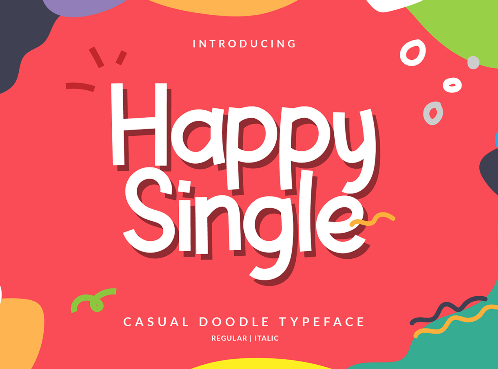 Happy Single Font by dicubit on Dribbble