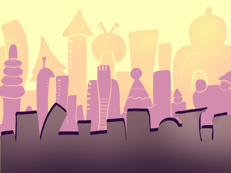 Meanwhile on Mars by Nastia Eremin on Dribbble