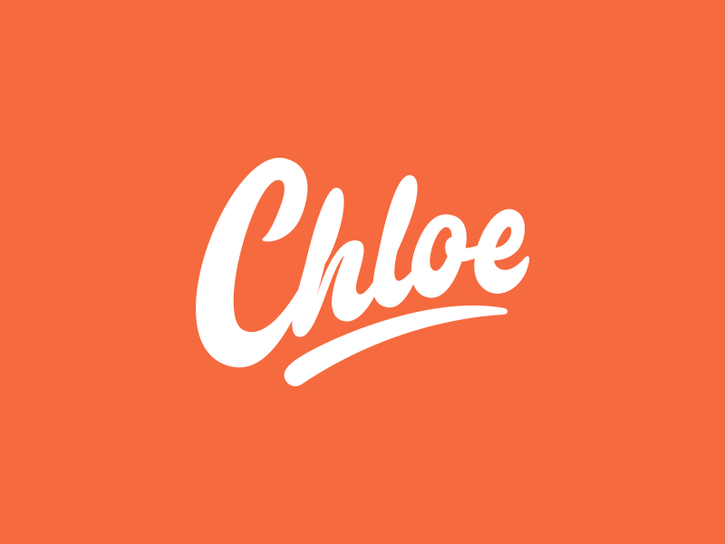 Chloe - Personal Logo by Yevdokimov Letters on Dribbble