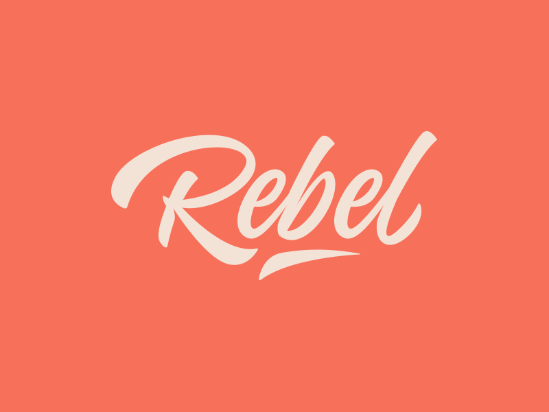 Rebel - Logo by Yevdokimov Type on Dribbble