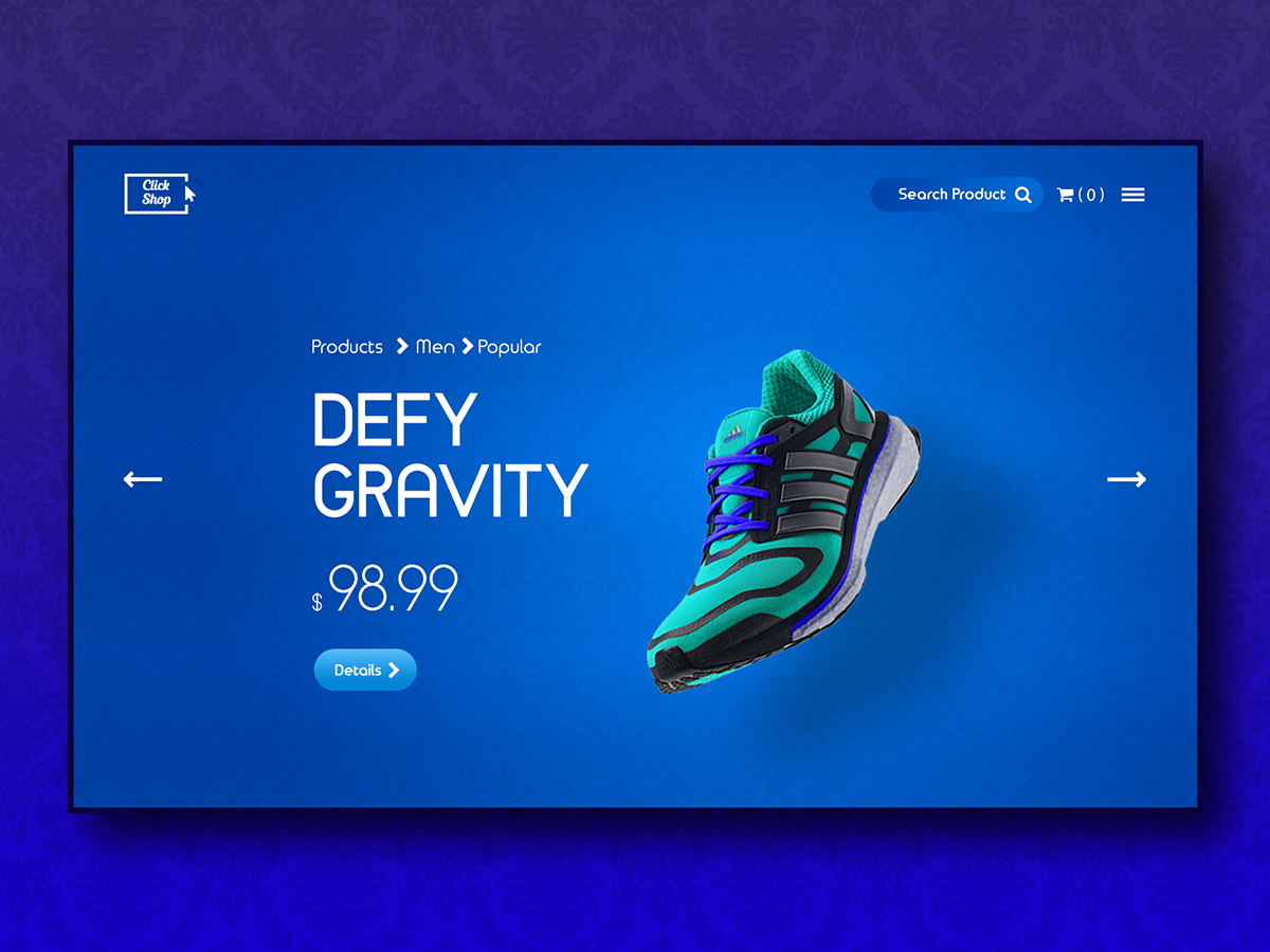Product Page Ui by Saddam Rahman on Dribbble