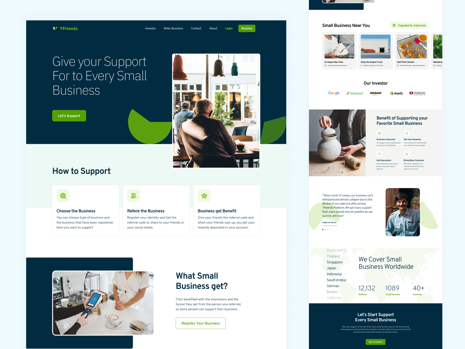 Small Business Landing Pages by Briant for Keitoto on Dribbble