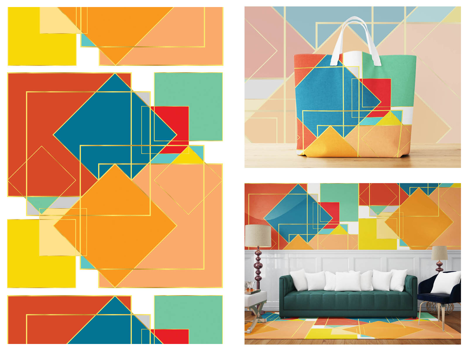 Gold Thread in Square color pattern by Regia Sepha X PatchPatternKid on ...