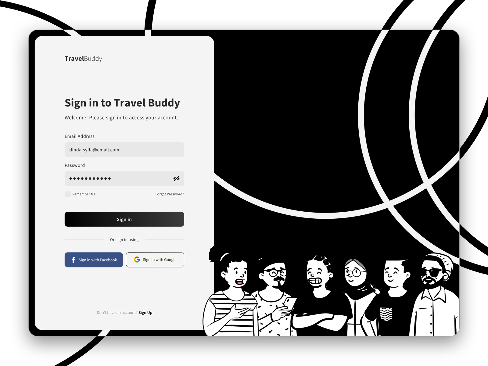 Sign in for Desktop Web by Dinda Syifa on Dribbble