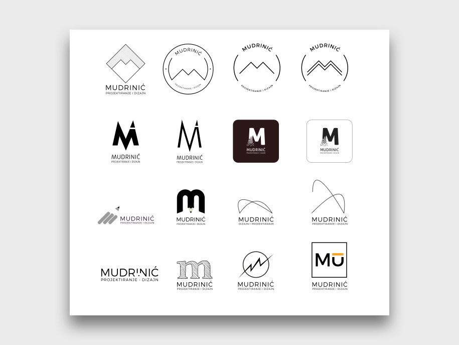 Mudrinic Logo by Aeon Studio on Dribbble