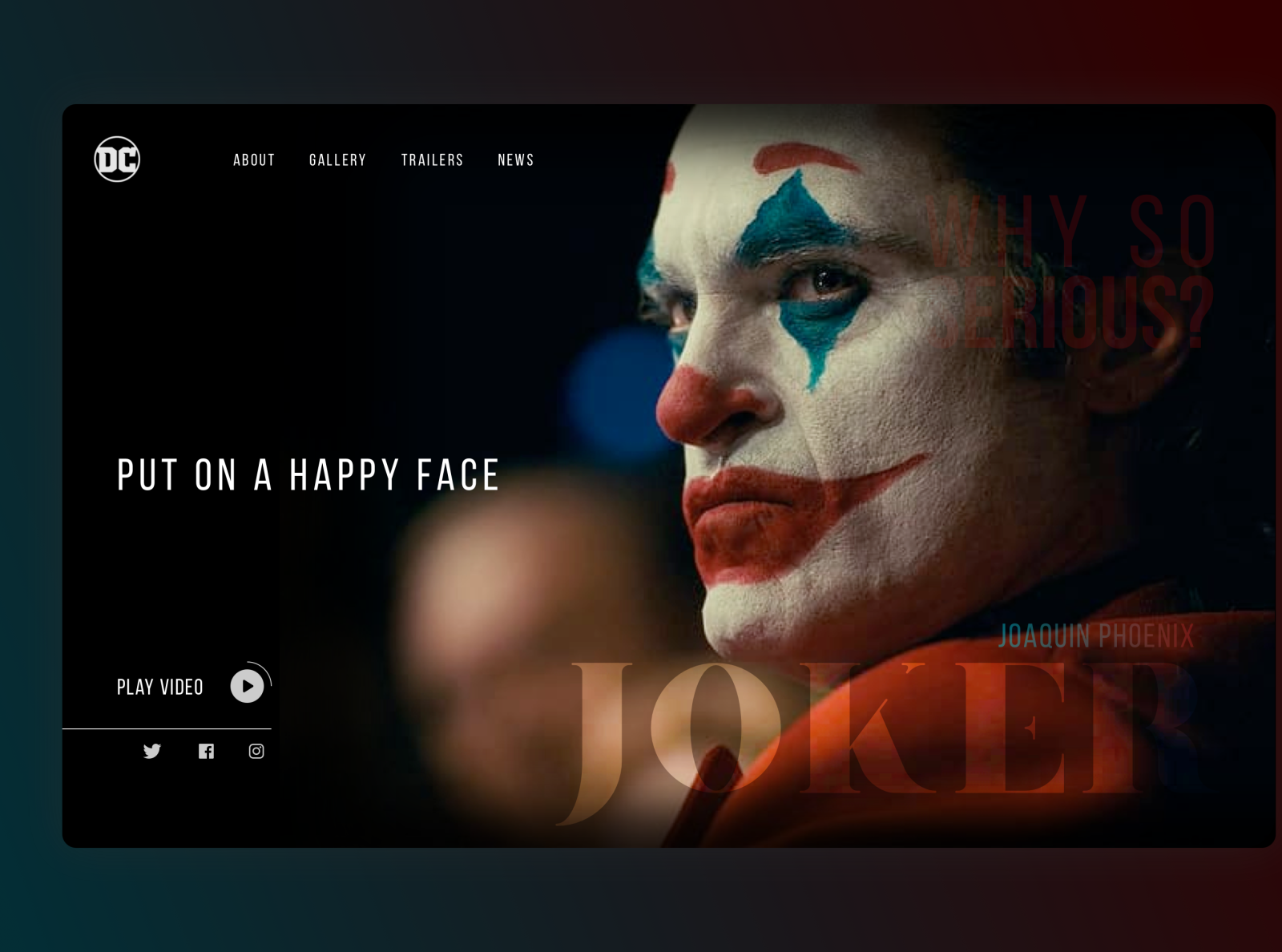 Joker by vylenne on Dribbble