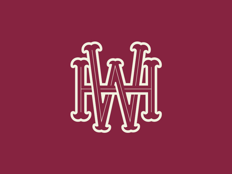 HW Monogram Logo by Overturf Design Studio on Dribbble