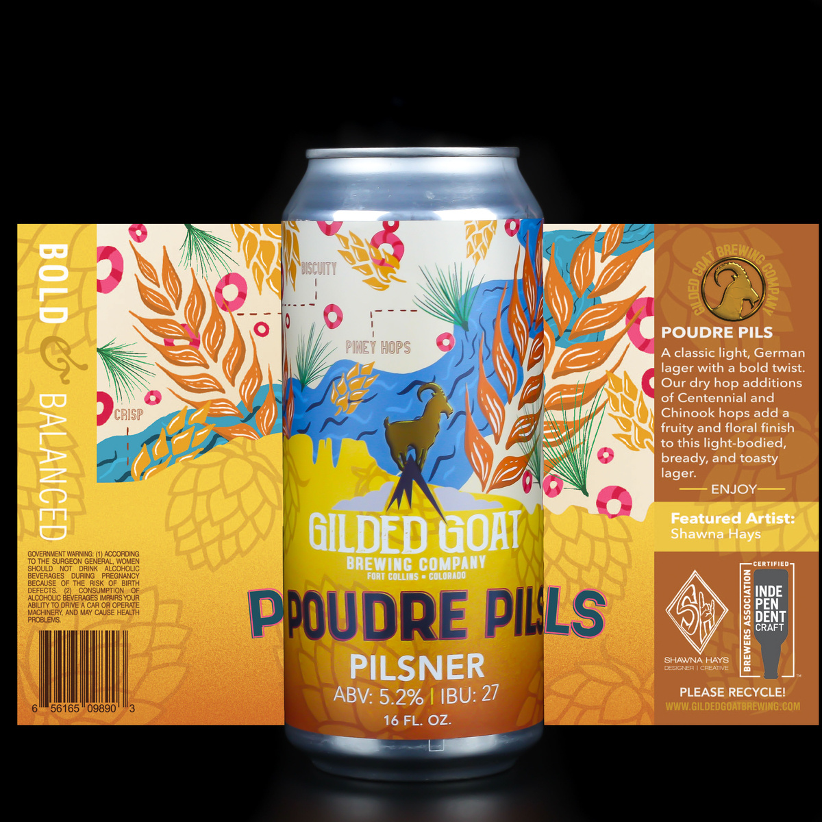 Pilsner Can Design by Shawna Hays on Dribbble