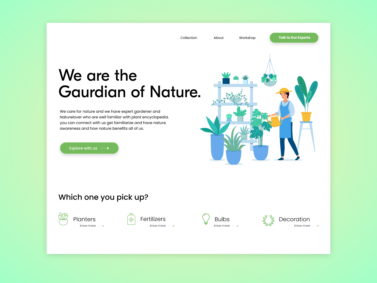 Plant Nursery Landin Page By Skdurgesh On Dribbble plant-nursery-landin-page-by-skdurgesh-on-dribbble