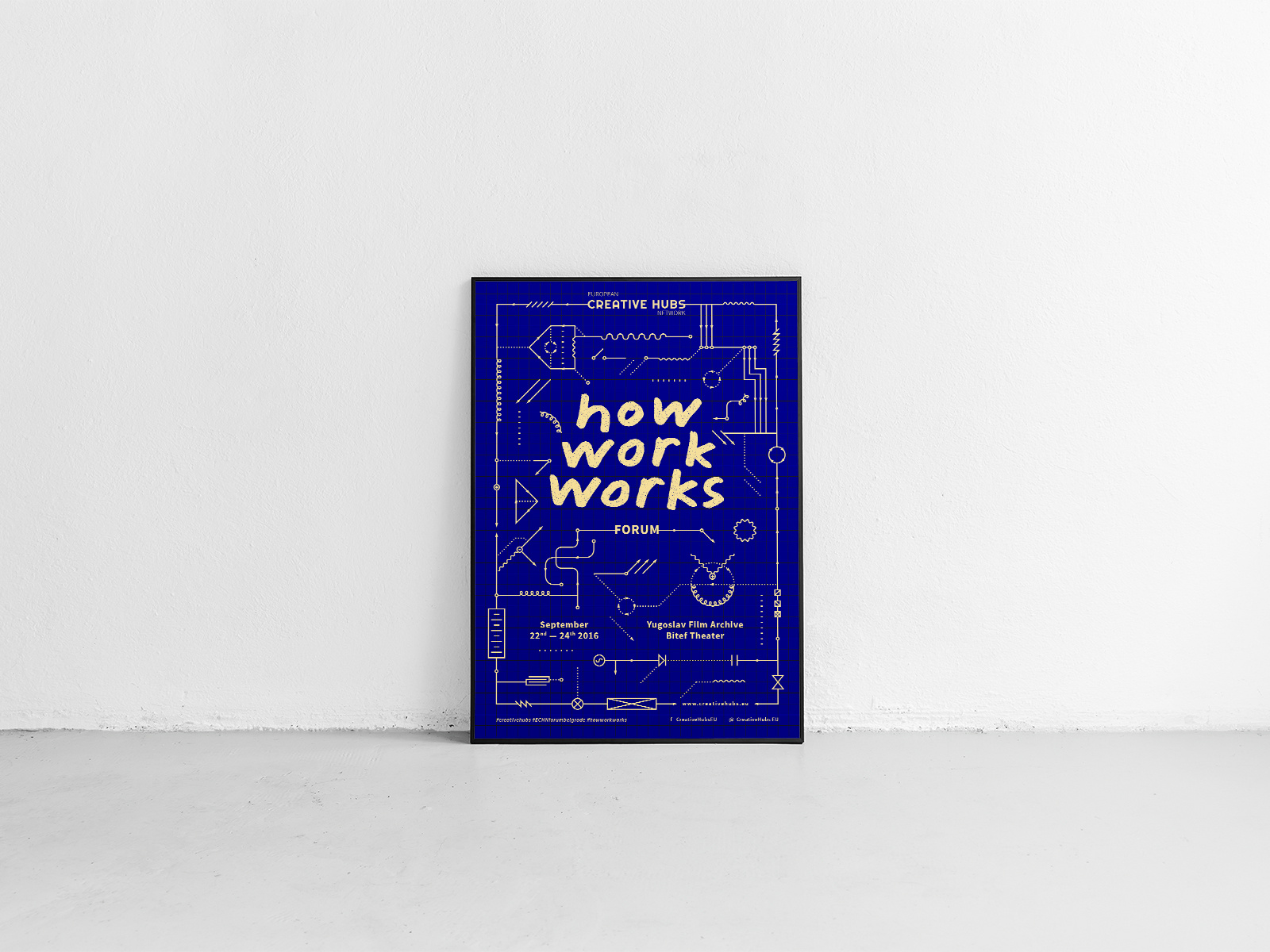 How Work Works — Poster by Olga Vajagić on Dribbble
