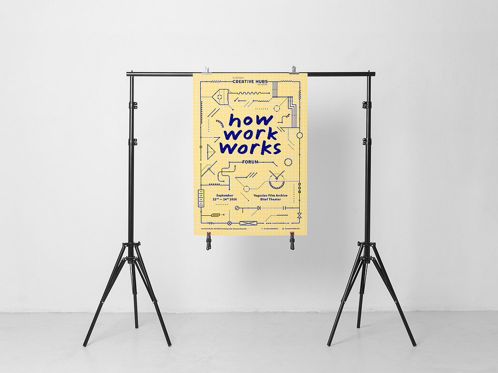 How Work Works — Poster by Olga Vajagić on Dribbble