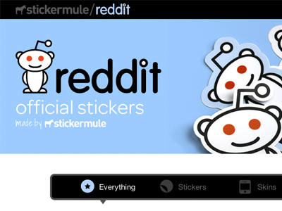 stickermule.com/reddit by Sticker Mule on Dribbble