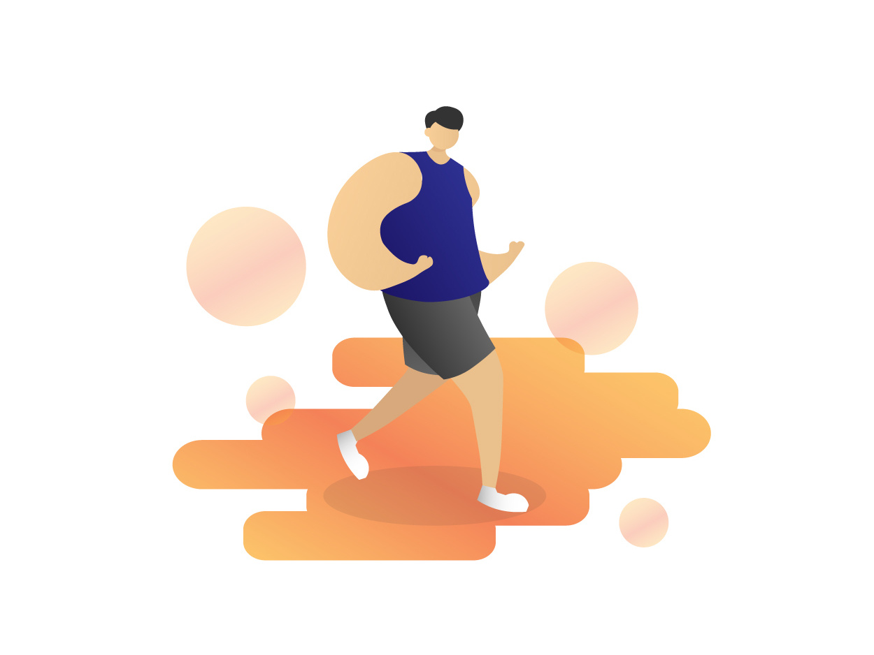 Running Man by Phoenix777 on Dribbble