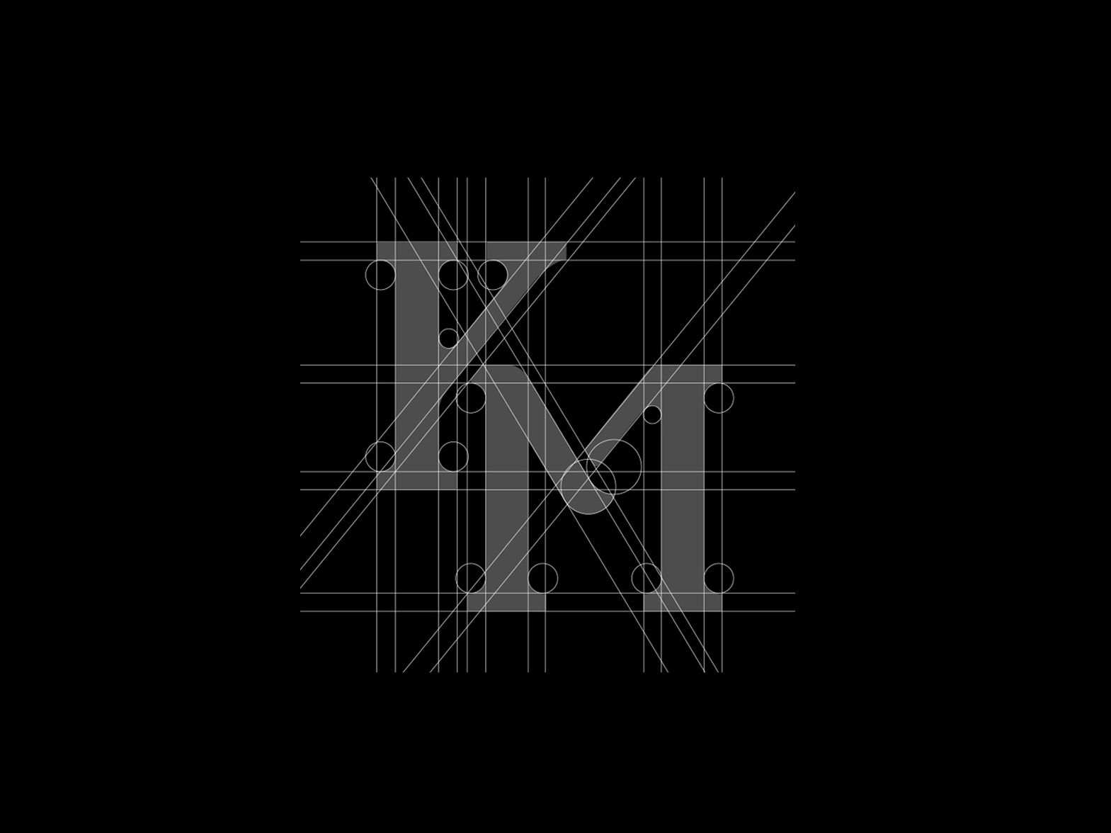 K+M Monogram by Alex Close on Dribbble