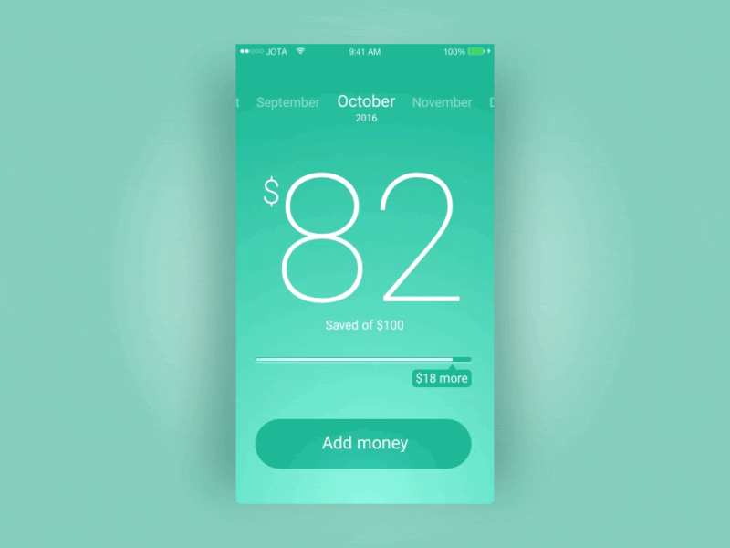 Save Money App Prototype by Jose Fremaint on Dribbble