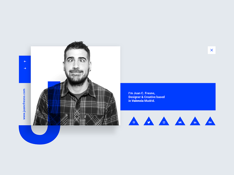 Daily UI Challenge #006 - User profile by Juan C. Fresno on Dribbble