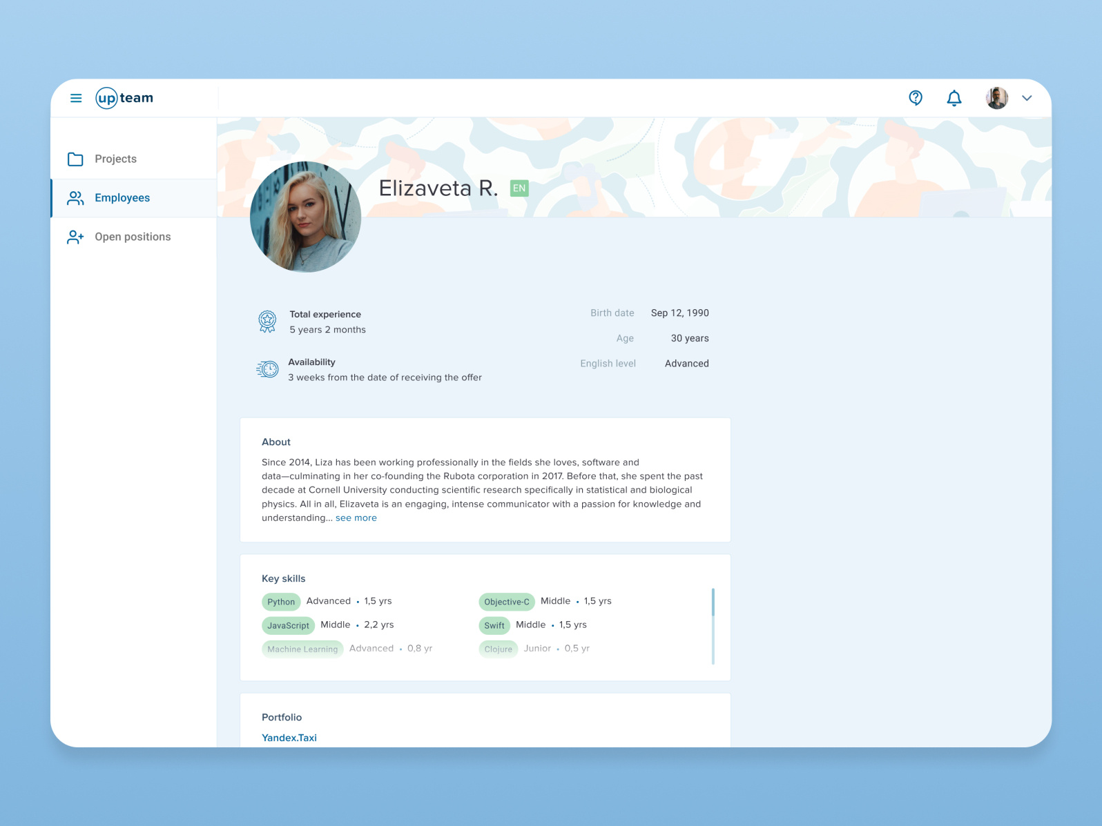 HR Portal - Hiring platform UX design by Vitaliy Malyushko on Dribbble