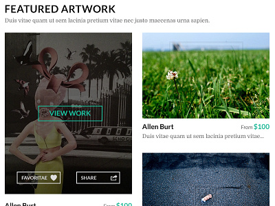 Interactive Art Gallery Platform by Blue Stout on Dribbble