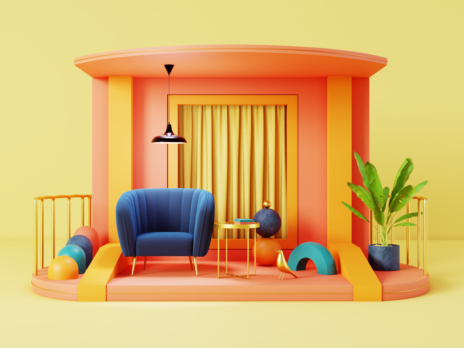 Abstract Art - 08 Accent Chair by Palkansh Khandelwal on Dribbble