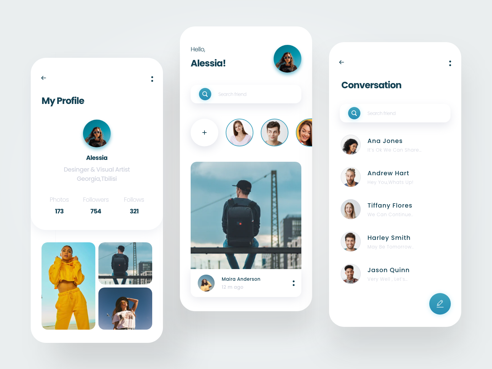 Community App Concept it by IKAKO® on Dribbble