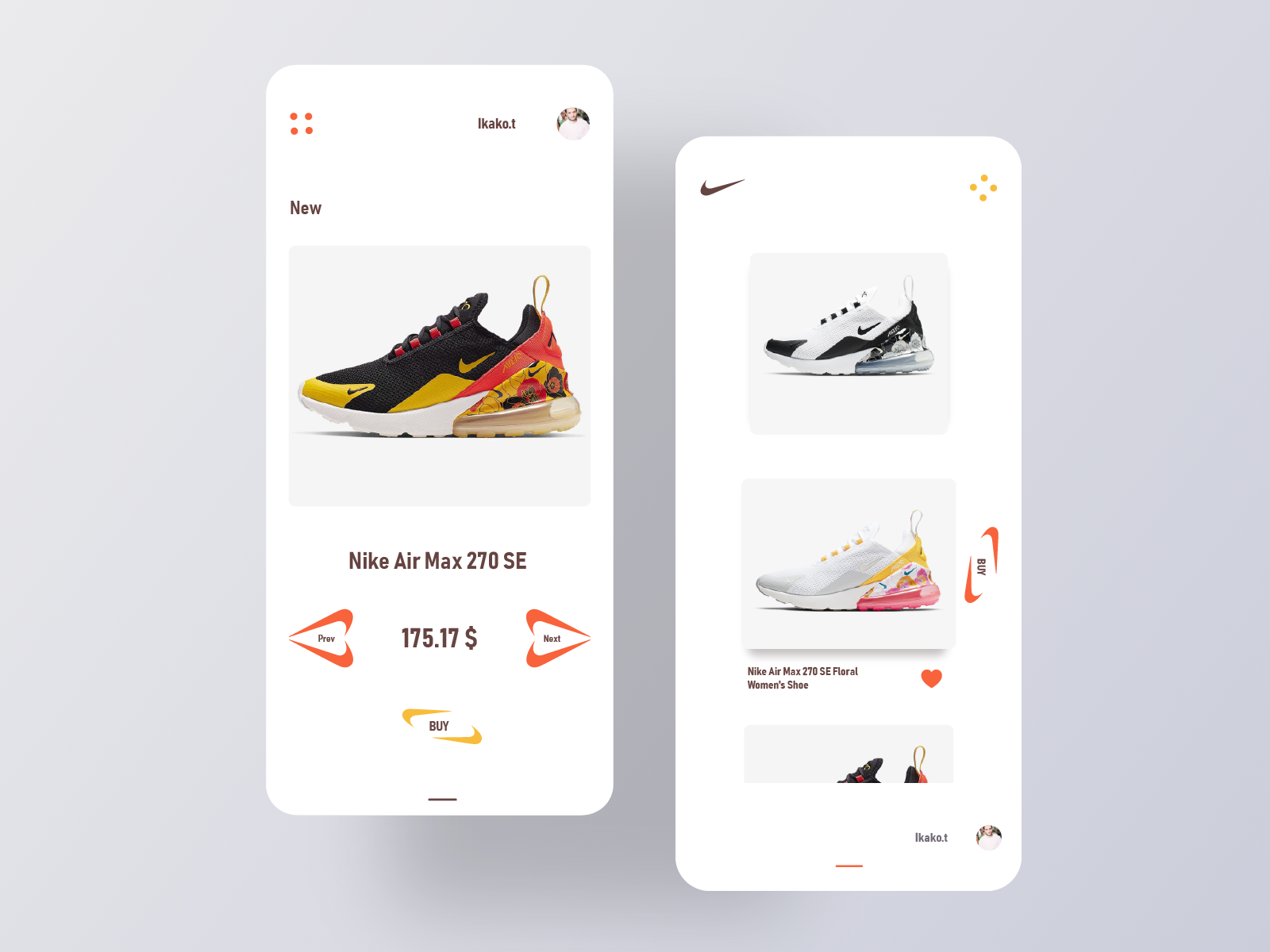Mobile app Concept shop ux/ui by irakli talavadze on Dribbble